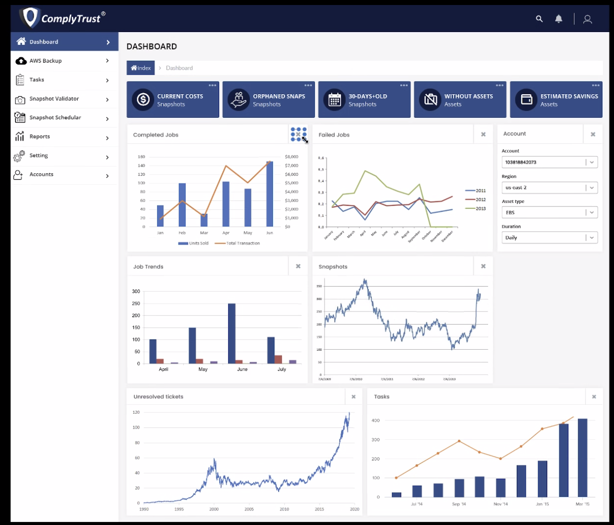 Booster for AWS Backup Audit Manager - ComplyTrust